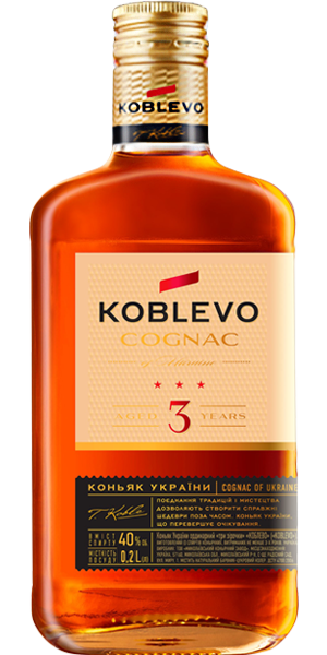Коньяк KOBLEVO VS ординарний 3* 0.2л ≡ Купити в Києві, Україні ...