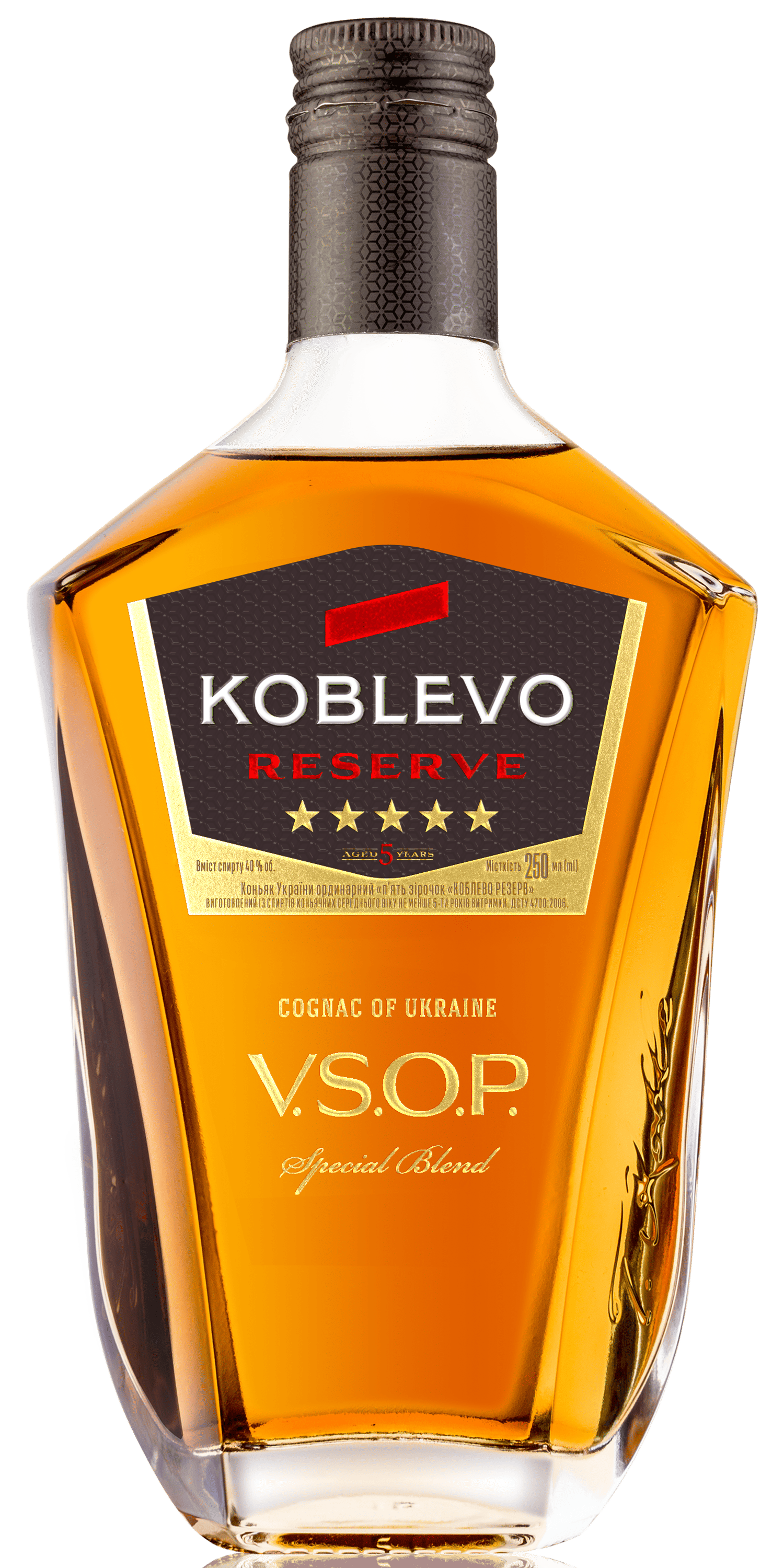 Коньяк KOBLEVO VSOP Reserve 5* 0.25л ≡ Купить в Киеве, Украине | BAYADERA.UA
