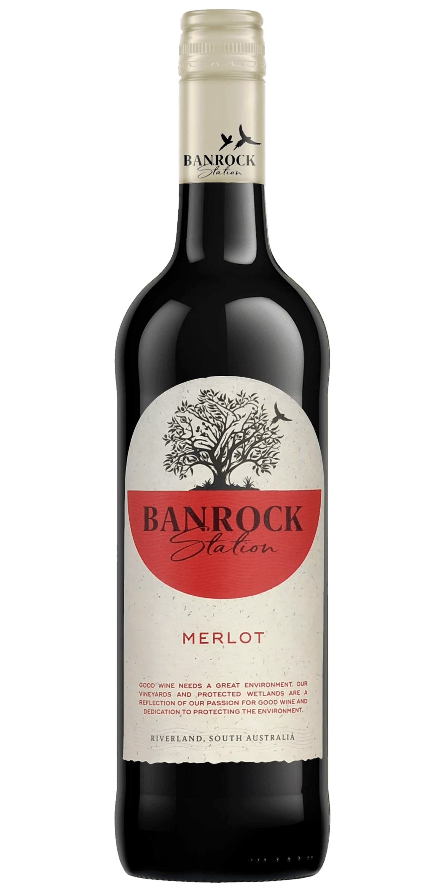 Вино Banrock Station Merlot червоне сухе 0.75л ≡ Купити в Києві ...