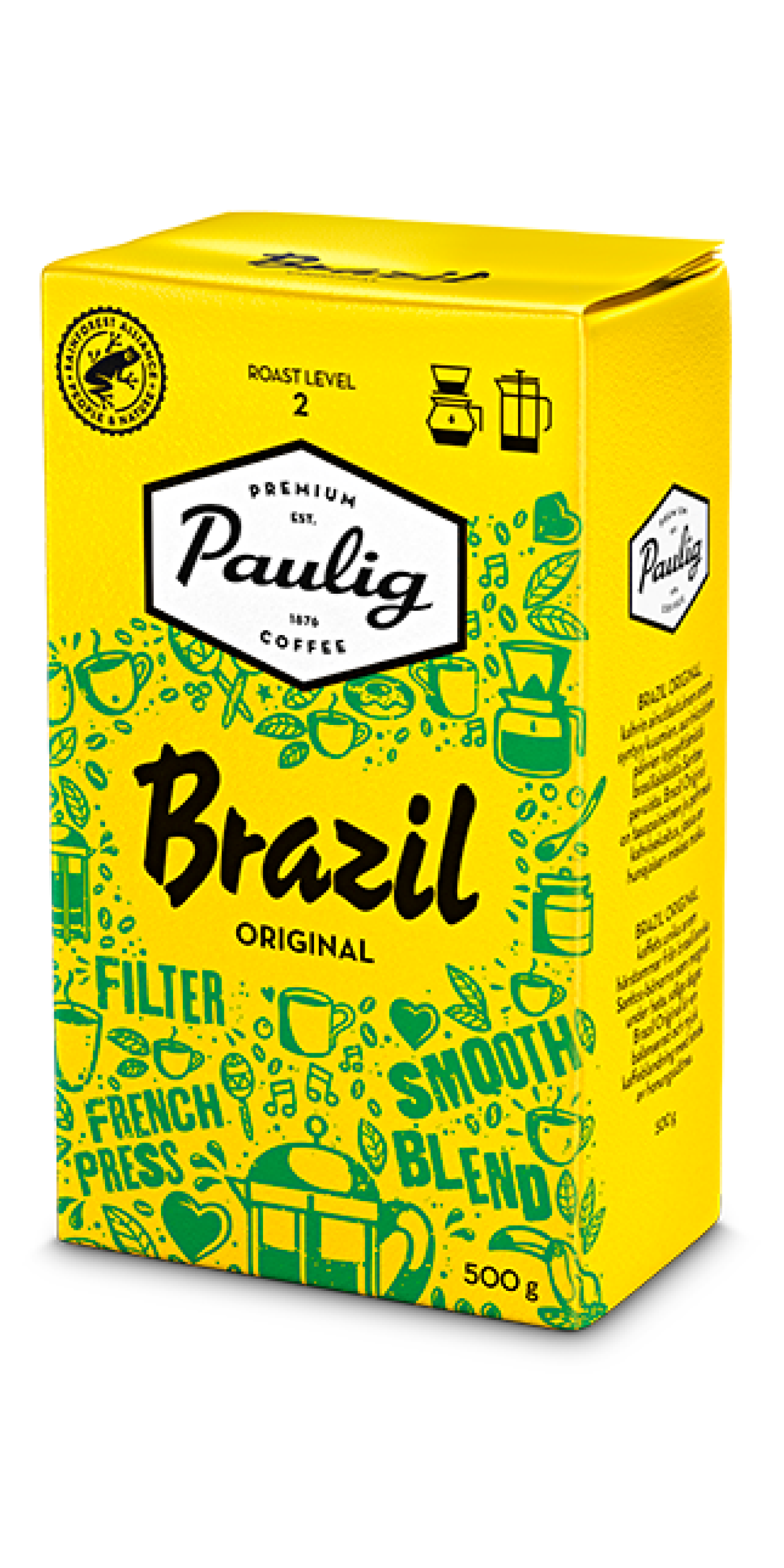 Кофе молотый Paulig Brazil Original 500гр ≡ Купить в Киеве, Украине ...